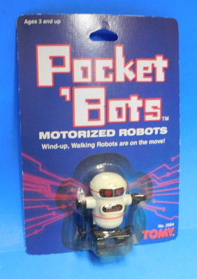 ! VINTAGE TOMY POCKET 'BOTS WHITE RED EYES MOC No.2584 LOOK ! | eBay