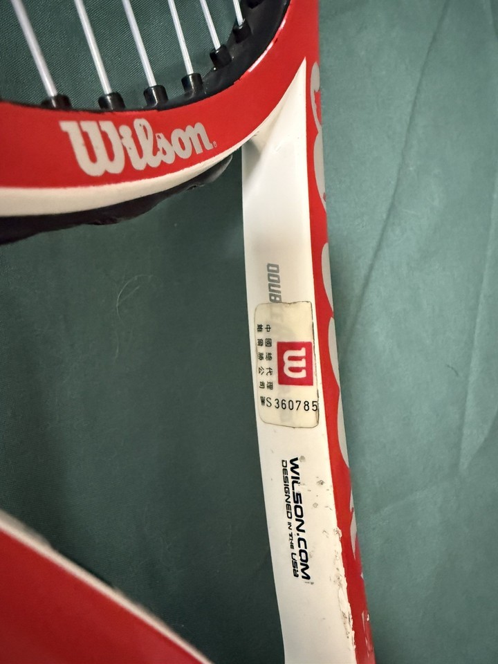 🔥 Wilson nCode Six.One Tour 90 Federer 2006 | 4 1/4 | Original Pro ...