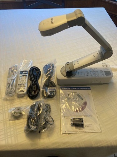Epson DC-13 High-Definition Document Camera with HDMI 16x Digital Zoom and 1080 for sale online ...
