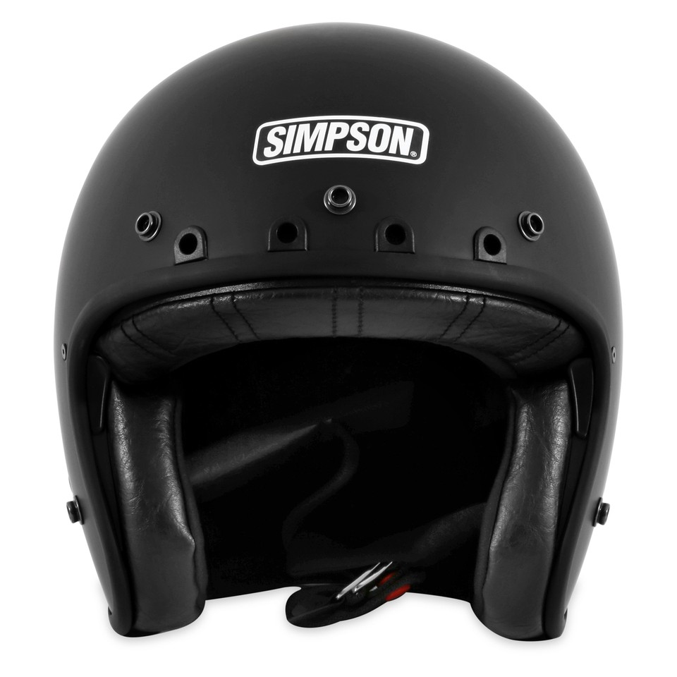 Simpson Motorcycle CHOP3LG Chopper Helmet - Adult Large - Flat Black | eBay