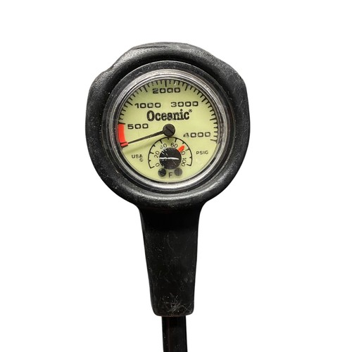 Oceanic 4000 PSI Scuba Diving Pressure With Compass | eBay