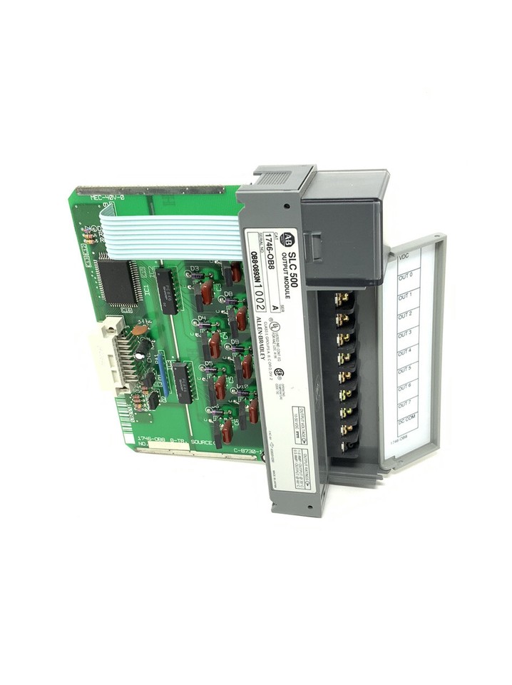 Allen Bradley 1746-OB8 Ser A DC Source Output Module - Used For Testing ...
