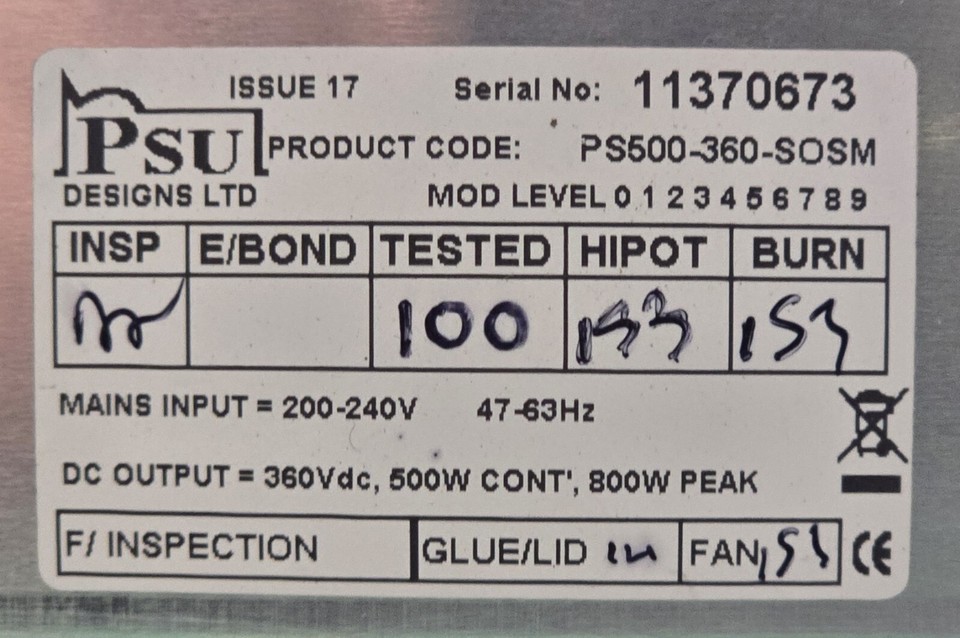 Psu Designs PS500-360-SOSM | eBay