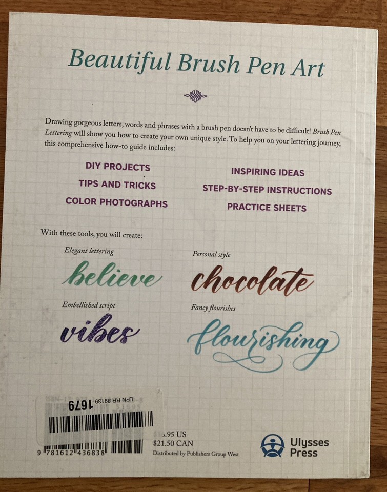 Hand-Lettering and Calligraphy Practice Ser.: Brush Pen Lettering : A ...
