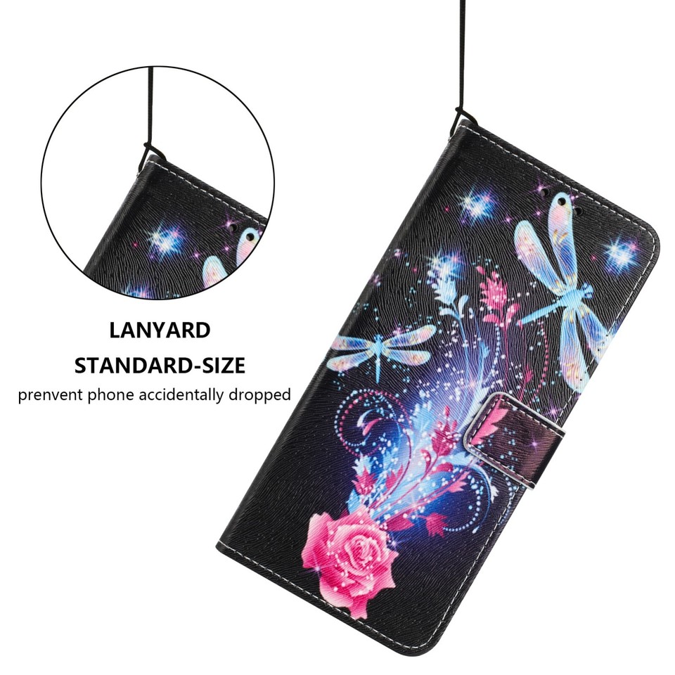 For Samsung Galaxy A16 A15 A14 A13 A56 PU Leather Pattern Flip Wallet ...