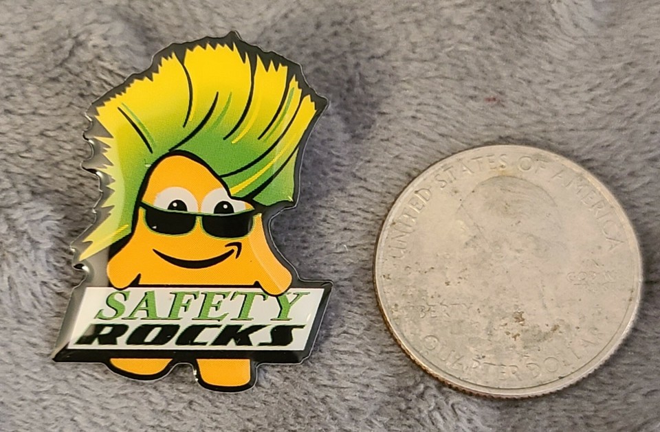 New Amazon Safety Rocks Peccy Pin | eBay