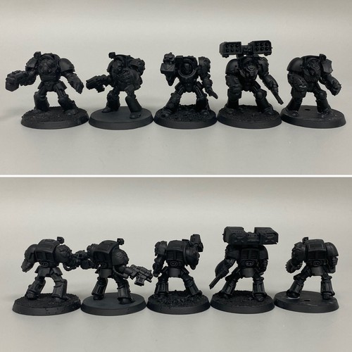 5 TERMINATORS SPACE MARINES WARHAMMER 40K 40,000 ADEPTUS ASTARTES SQUAD ...