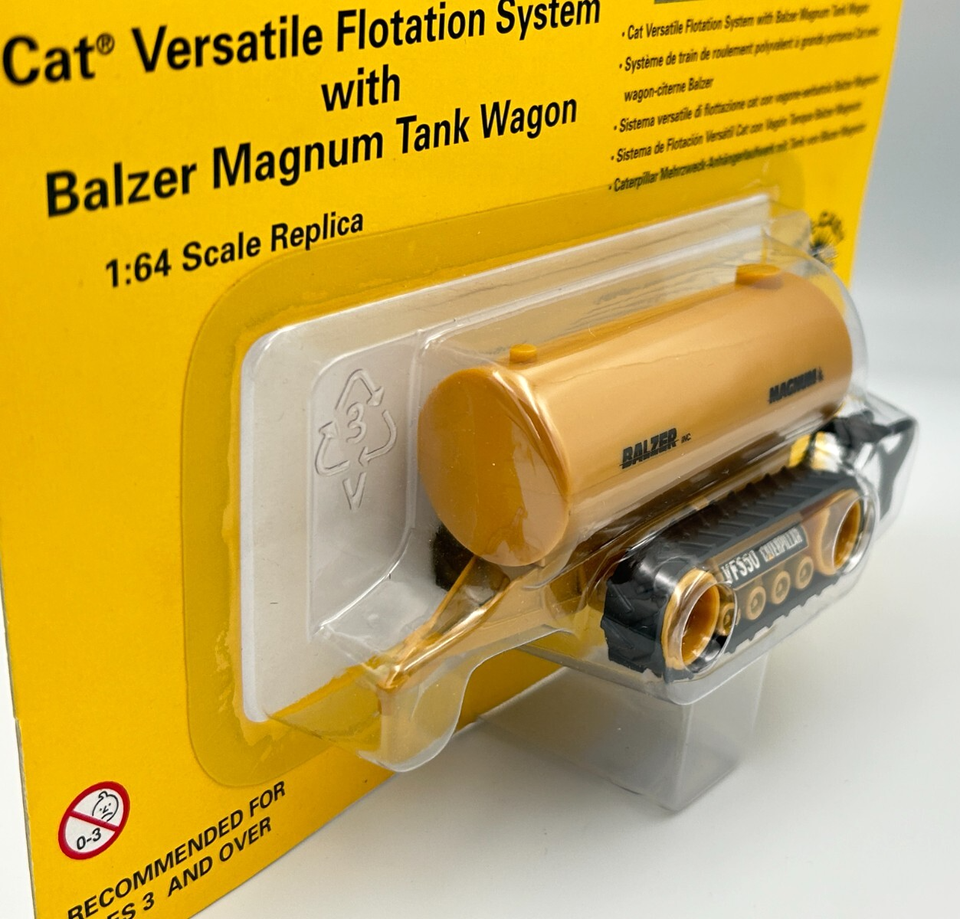 Norscot Cat Versatile Flotation System with Balzer Magnum Tank Wagon 1/ ...