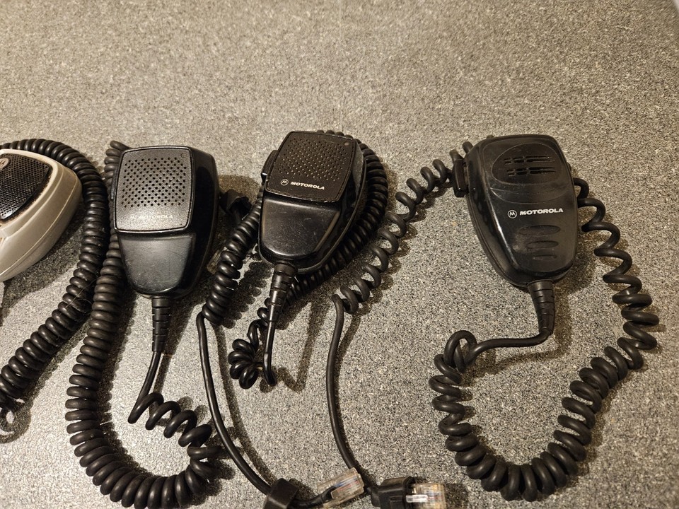 Motorola Radius Asst. Hand Microphones Lot of 5 | eBay