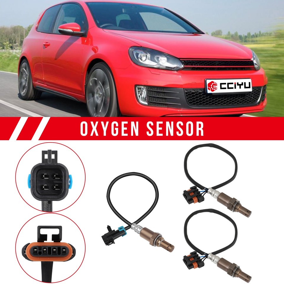 Set 3pcs Upper+Down Oxygen Sensor O2 Sensors for 96-99 Chevy GMC P3500 ...