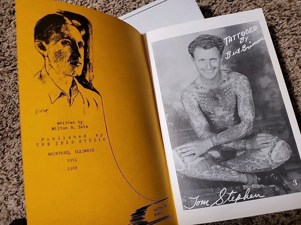 Milton Zeis 1960s Tattooing the World Over Book | eBay