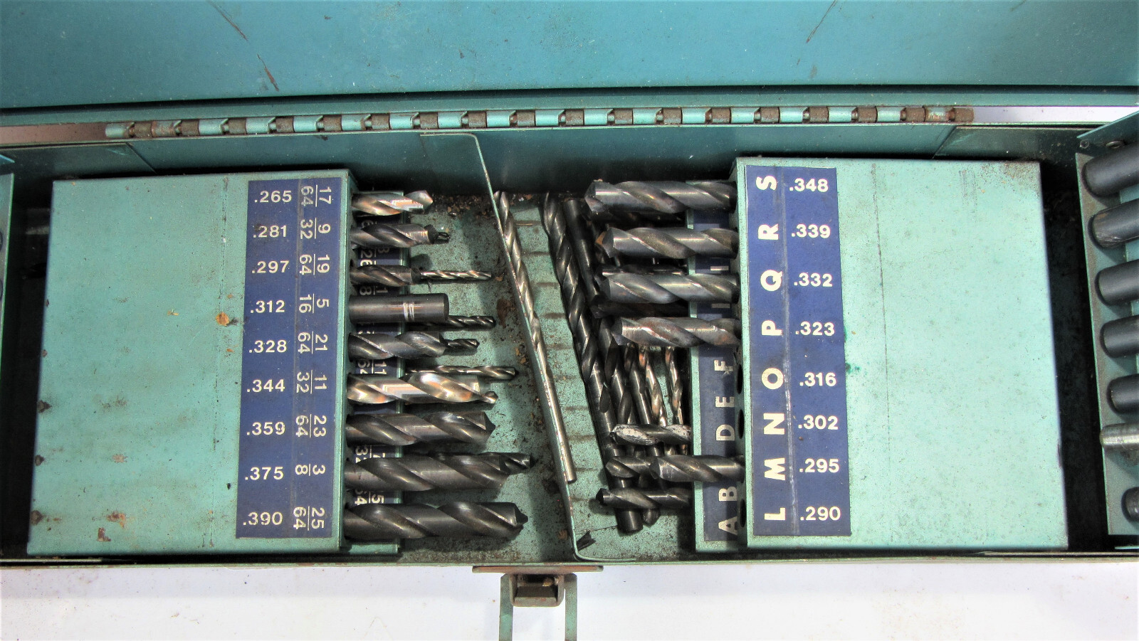 SEARS CRAFTSMAN Tools Jobbers Length Drill Bit Index Set Holds 105 Bits ...