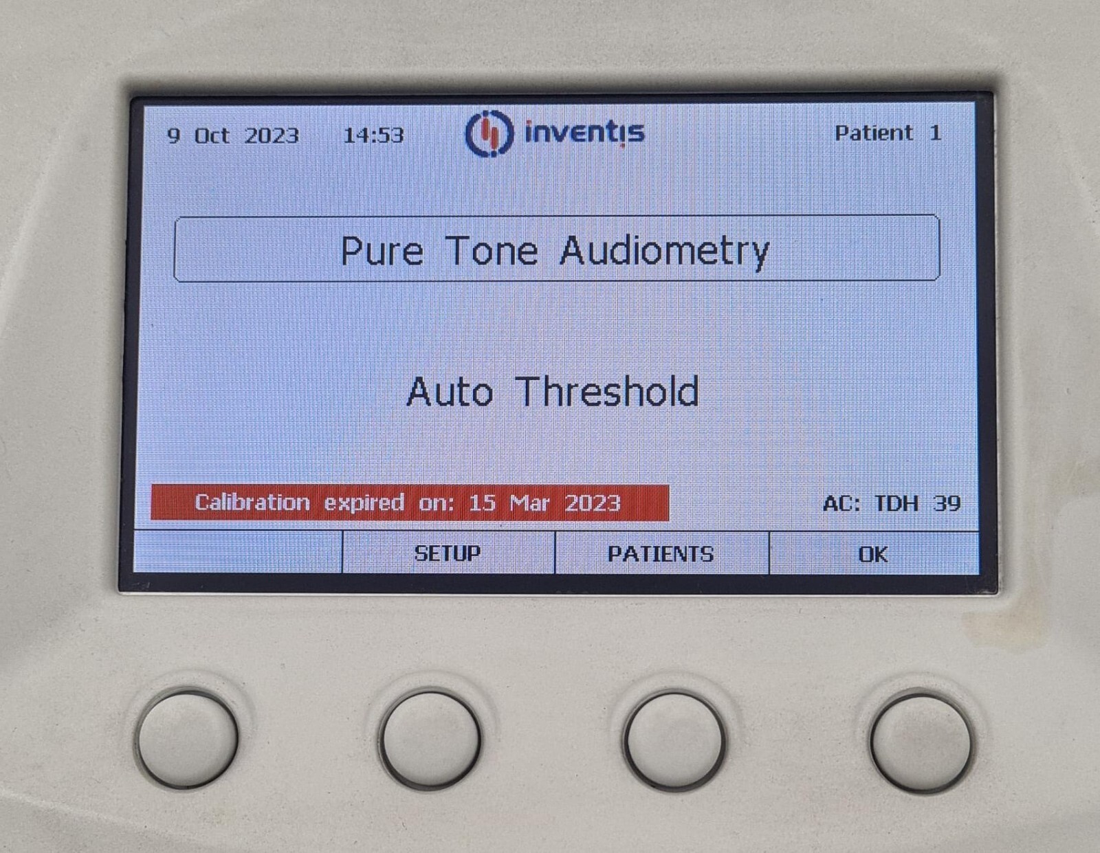 Inventis BELL BASIC Screening Audiometer TDH-39 REF 10143 **AS-IS** | eBay