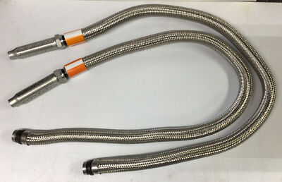 QTY 2 VICTAULIC VIC FLEX AH2-CC-6O-AB6 SS FLEXIBLE BRAIDED HOSE FREE ...