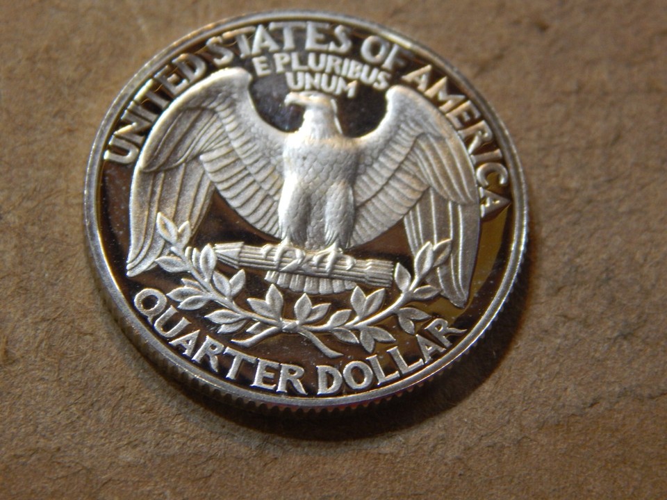 1992-S PROOF SILVER WASHINGTON QUARTER Ungraded/uncertified FREE ...