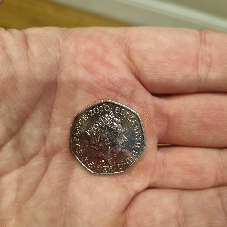 Very Rare Brexit 50 pence coin Peace Prosperity and Friendship with all ...