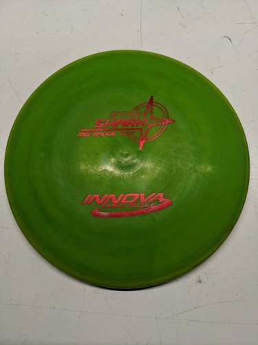 Shark Star 180G PFN PAT#'s Ontario Mold Marbled Green Innova Disc Golf ...