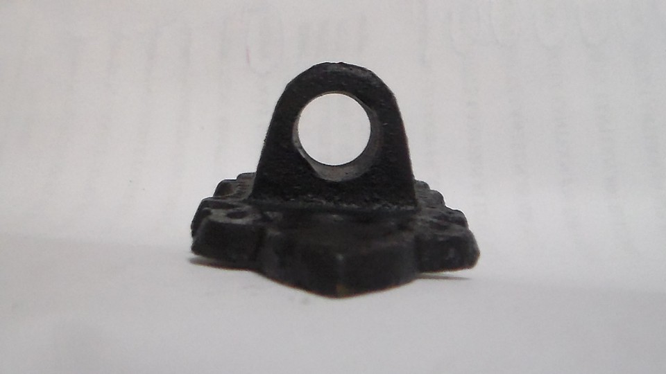 NEW 3 3/8" Long Small Black Cast Iron Wall Bracket Lamp Hinge with ...