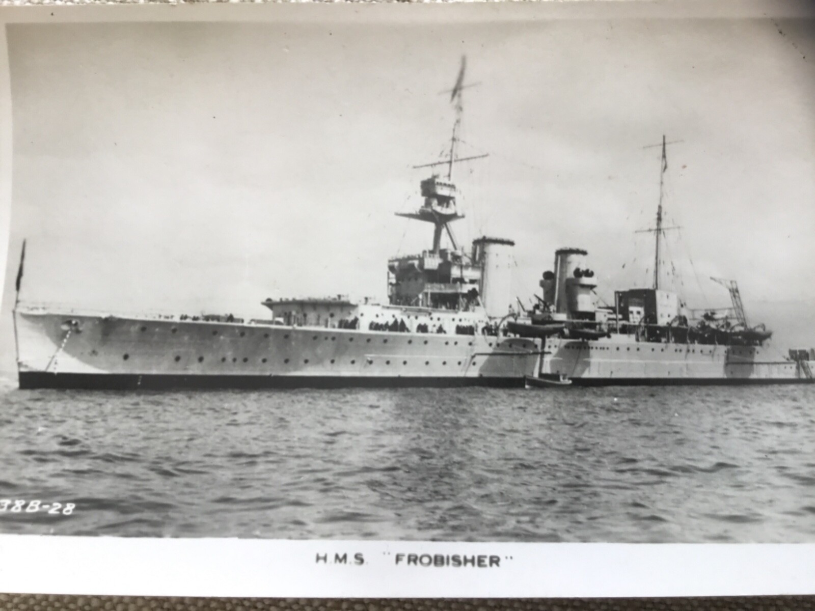 HMS Frobisher, Arethusa, Vindictive, Vanoc, Enterprise, Dragon Original ...