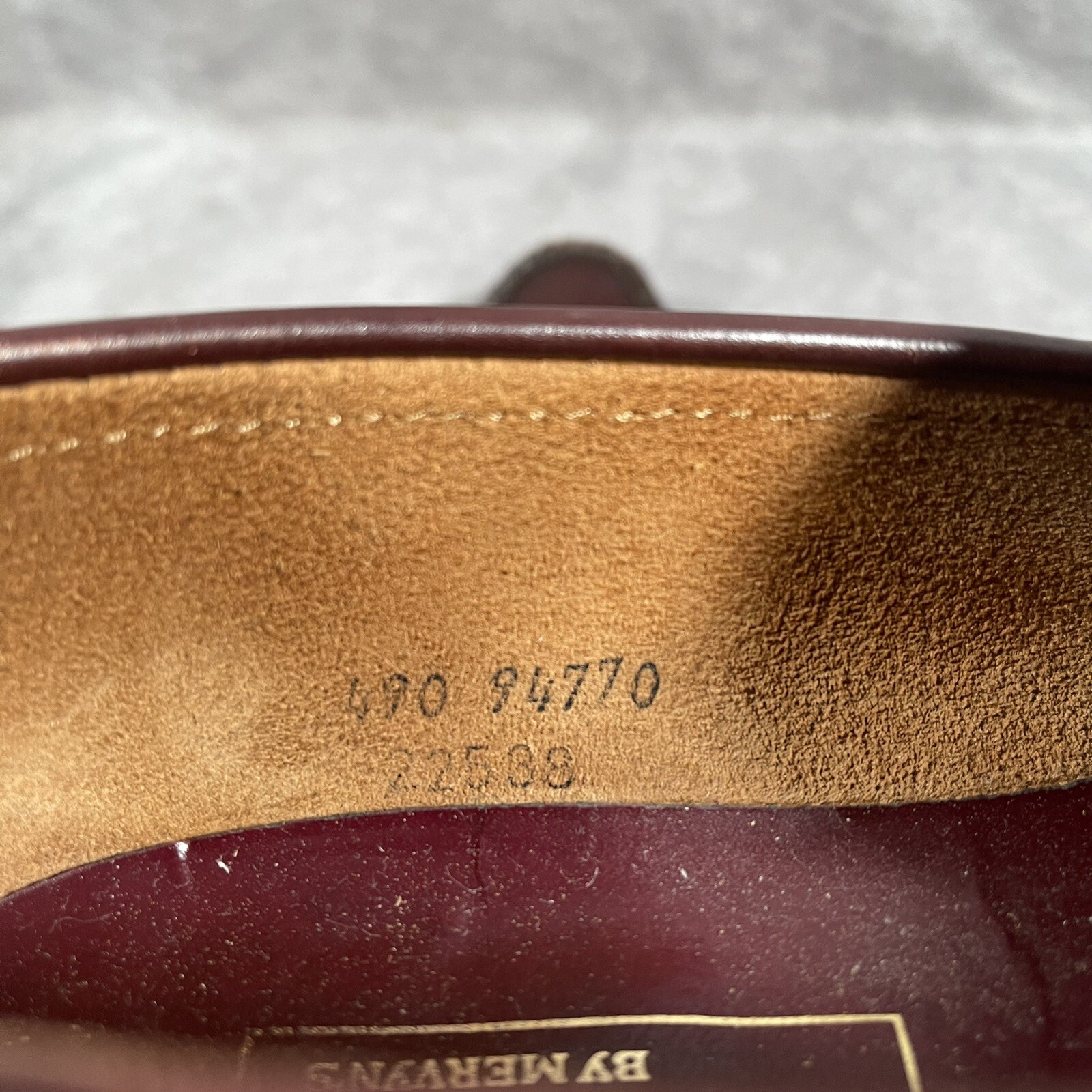 Mervyn's Cambridge Classic Burgundy Leather Penny Loa… - Gem