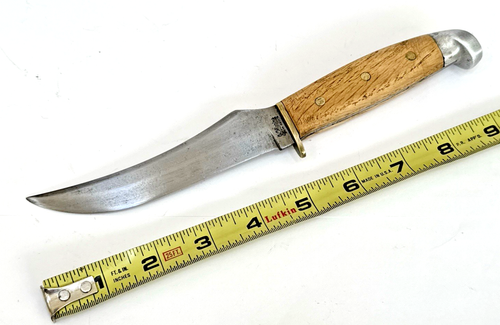 Vintage JC Higgins Fixed Blade Knife 5" Blade Total Length 9 1/4" | eBay
