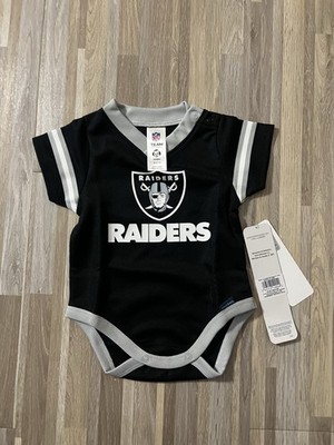 Raiders Team Apparel Toddler clothes Raiders Las Vegas football 0-3/M ...
