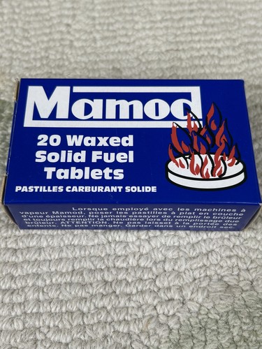 A Box Of 20 Mamod Steam Engine Waxed Solid Fuel Tablets Roadster Wagon ...