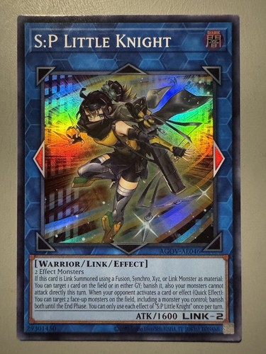YUGIOH S:P LITTLE KNIGHT (LINK) ASIA ENGLISH EDITION AGOV-AE046 SUPER ...