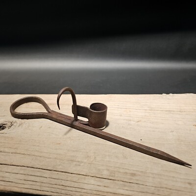 Antique Style Forged Wrought Iron Mining Sticking Tommy Miners ...