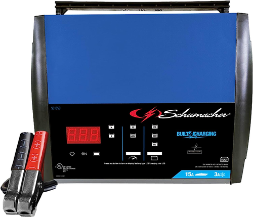 Portable Battery Charger Tester 12V & 6V 15 Amp Charge Motocycle Car ...