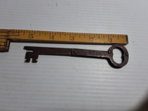 Antique 1870 Folding Skeleton Key Folds in Half! | eBay