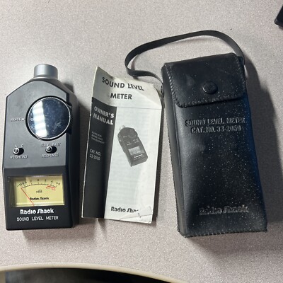 Sound & Audio Measurement - Radioshack Digital Sound Level Meter