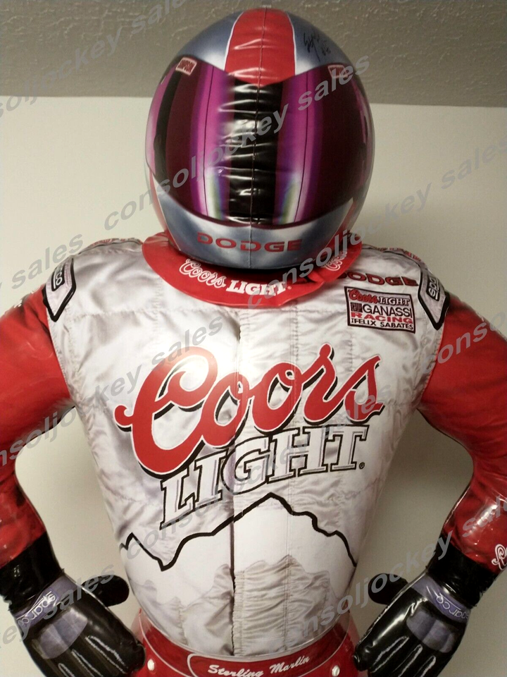 Coors Light 6ft+ Inflatable Chip Ganassi Race Car Driver Indy Unused No ...