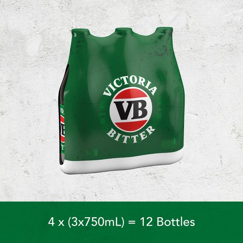 Victoria Bitter VB Beer 12 x 750mL Bottles 9320000090391 | eBay