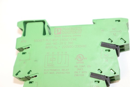 Phoenix Contact PLC-RSC- 21HC/29 12 390 Relay PLC Module Green | eBay