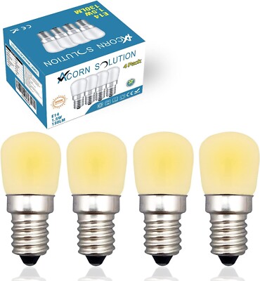 E14 Screw Bulbs, 1.5W Bulb, 15W Small Edison Screw Bulb, 3000K Warm ...