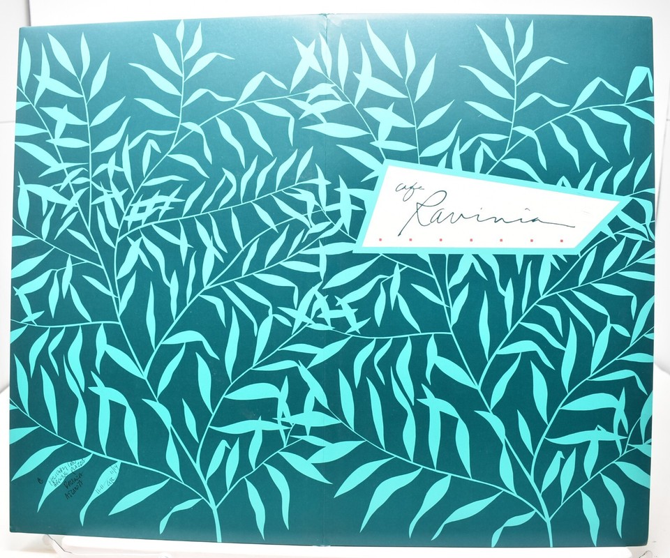 1990s Cafe Ravinia Restaurant Menu Holiday Inn Hotel Crowne Plaza ...