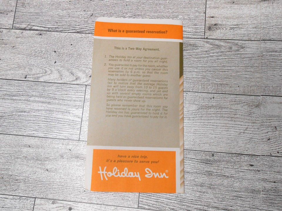 Vintage Holiday Inn Passport to Pleasure Holidex System Expense Report ...