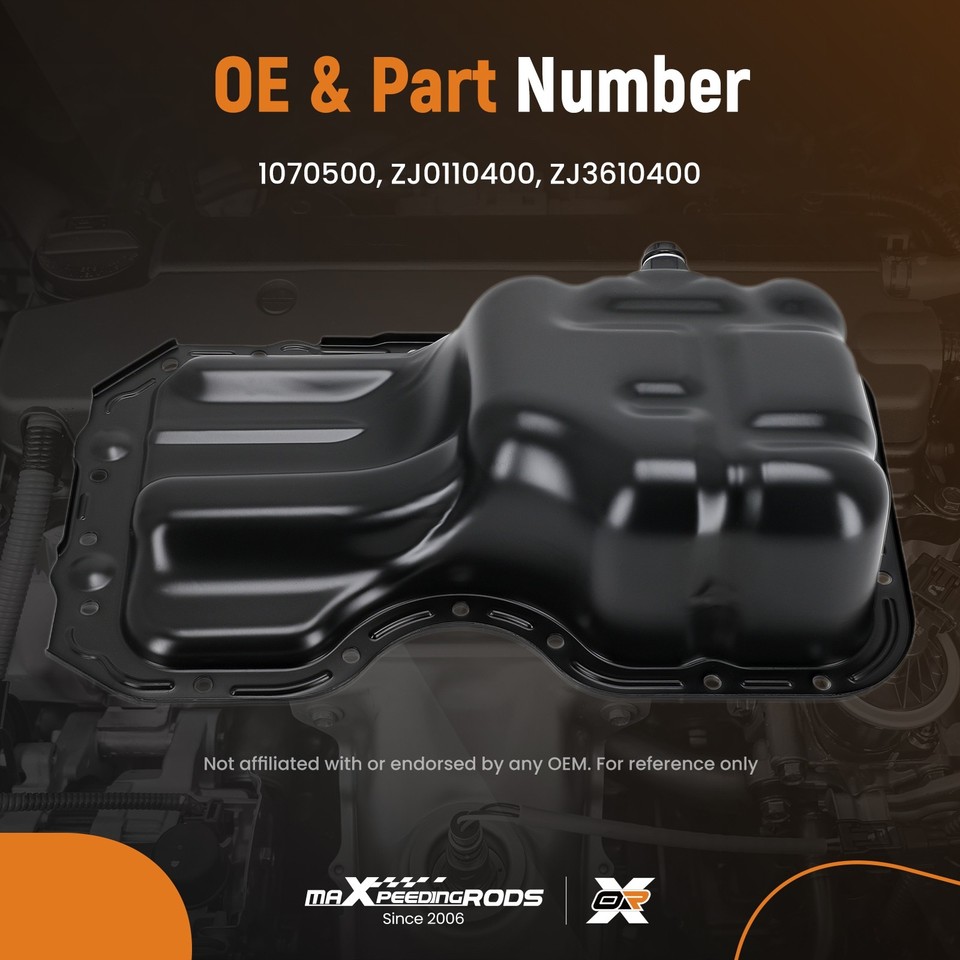 Engine Oil Pan Assembly for Mazda 3 BK BL 1.6L 2003-2014 ZJ0110400 ...