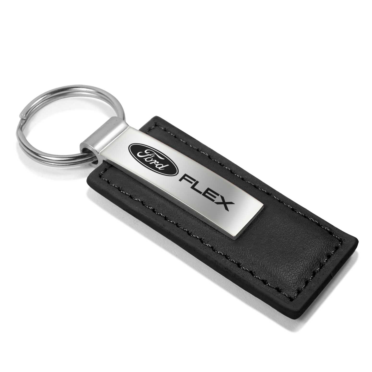 Ford Flex Black Leather Key Chain Keychain, Official Licensed | eBay