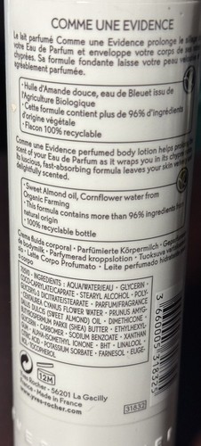 Yves Rocher Comme Une Evidence Perfumed Body Lotion 200ml for sale ...