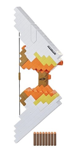 NERF Minecraft Sabrewing Motorized Blaster Bow, 8 Elite Darts, 8-Dart ...