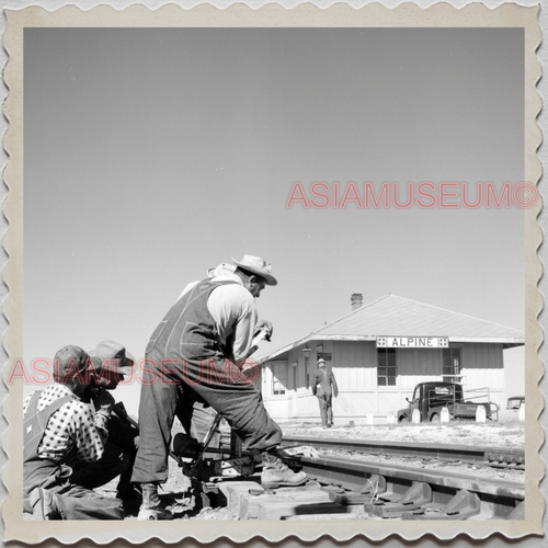 50s ALPINE CUYAMACA SAN DIEGO CALIFORNIA TRAIN STATION VINTAGE USA ...
