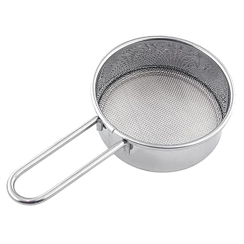 Flour Sifter Food Strainer Portable with Long Handle Lightweight ...