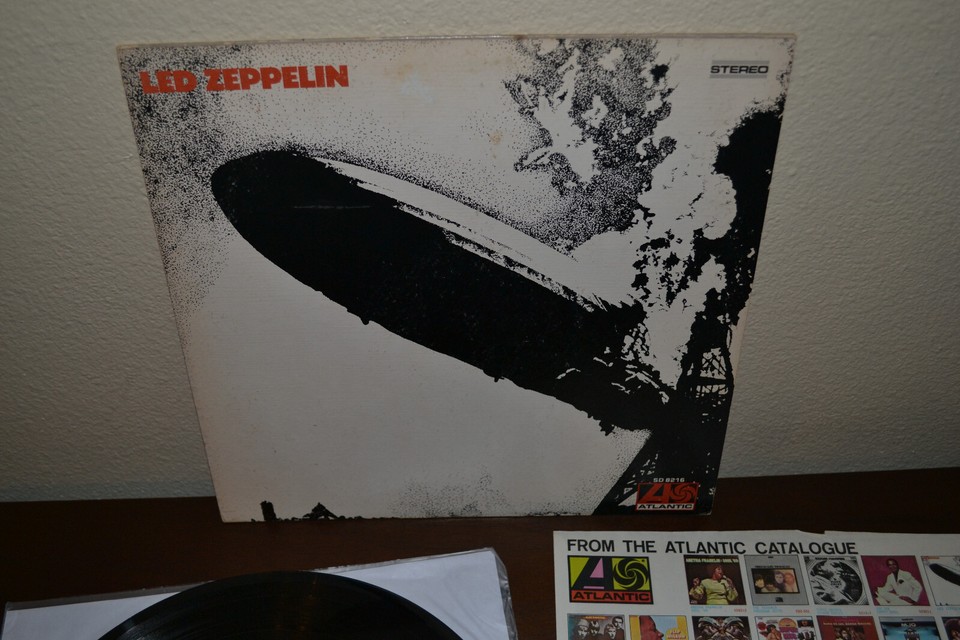 Led Zeppelin 1969 Debut 1st Press SD 8216 MEGA-RARE ERROR Vinyl LP ...