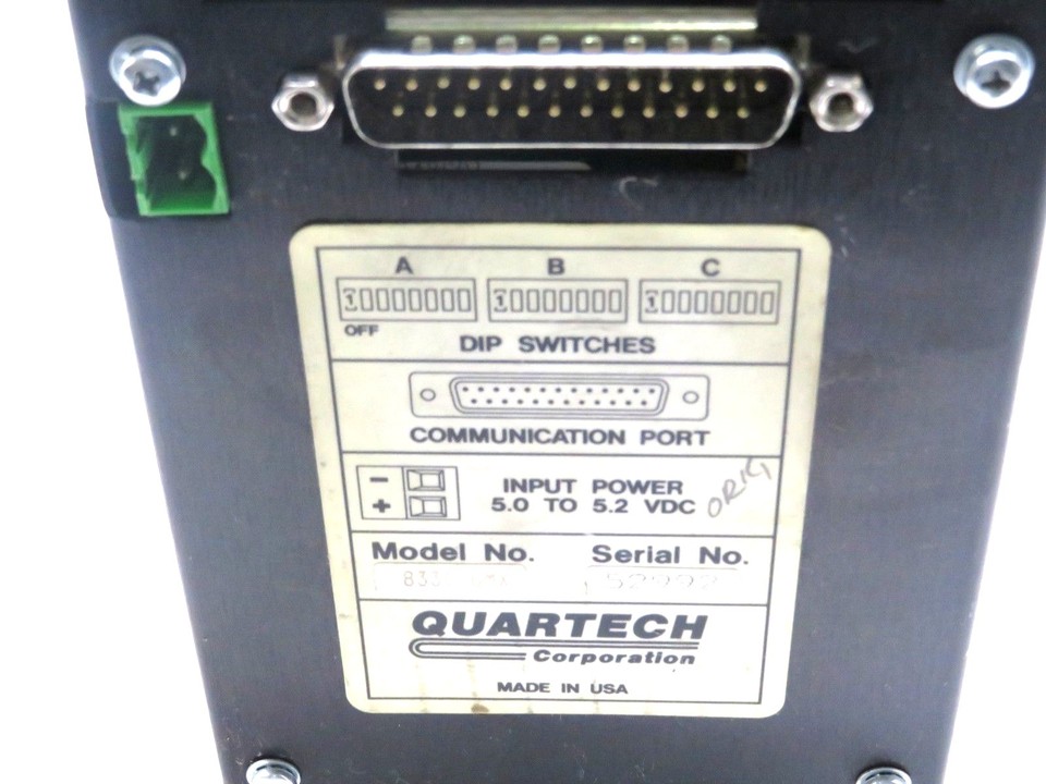 USED QUARTECH 8330-GMX ACCESS PANEL 8330GMX | eBay