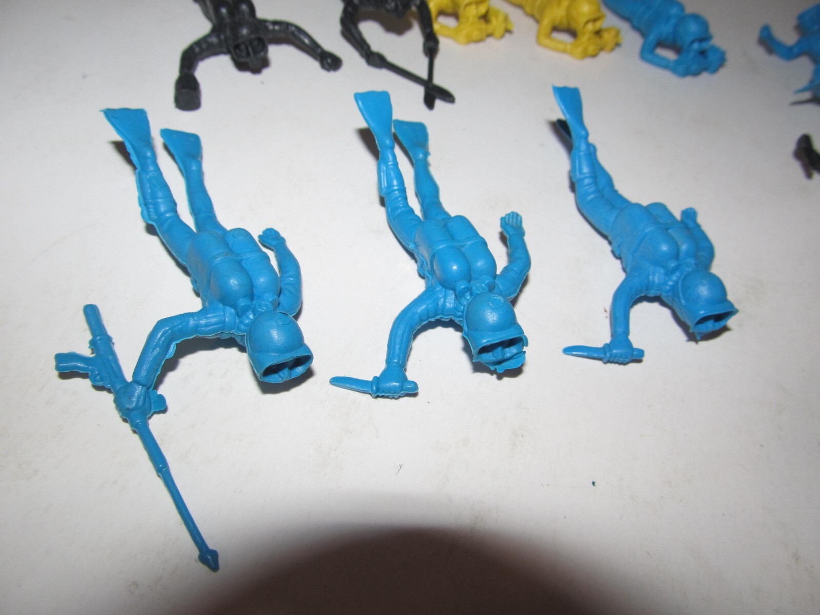 Vintage 60mm Ideal Navy Frogmen Sailor Diver Toy Soldier Figure Lot | eBay