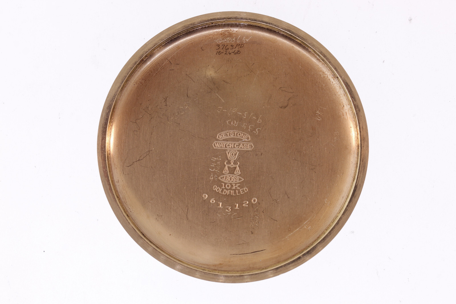 Hamilton Grade 992 16s 21j 10K Gold Filled Keystone Case Pocket Watch ...