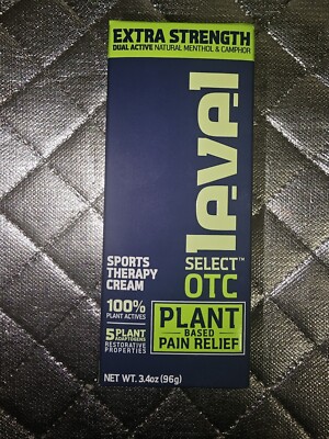 Level Select OTC Sports Therapy Cream 3.4oz Extra Strength EXP 02/25 | eBay