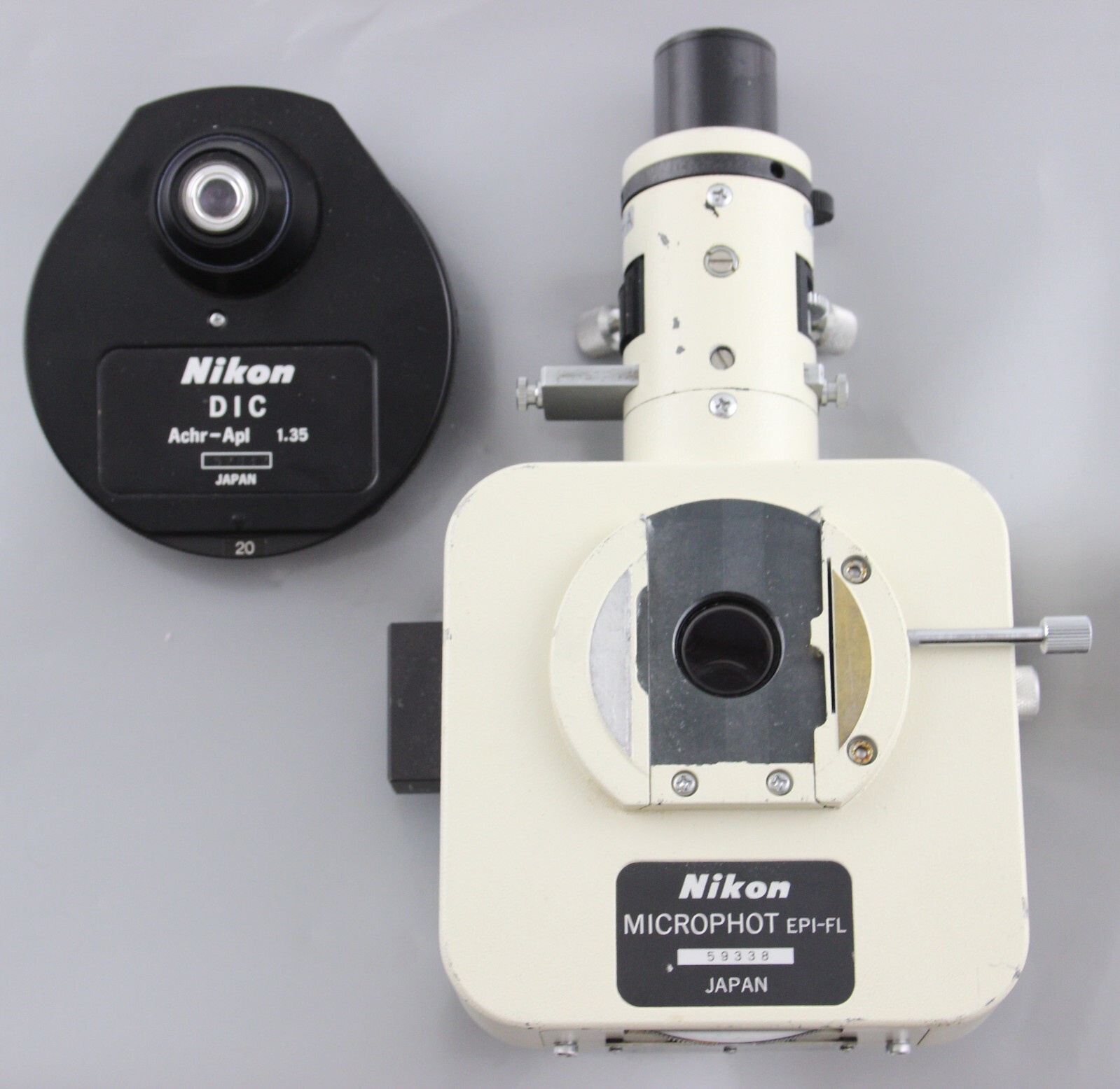 Nikon Microphot Nomasrki DIC Phase Contrast Condenser Set Microscope | eBay